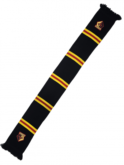 CLASSIC BLACK BAR SCARF