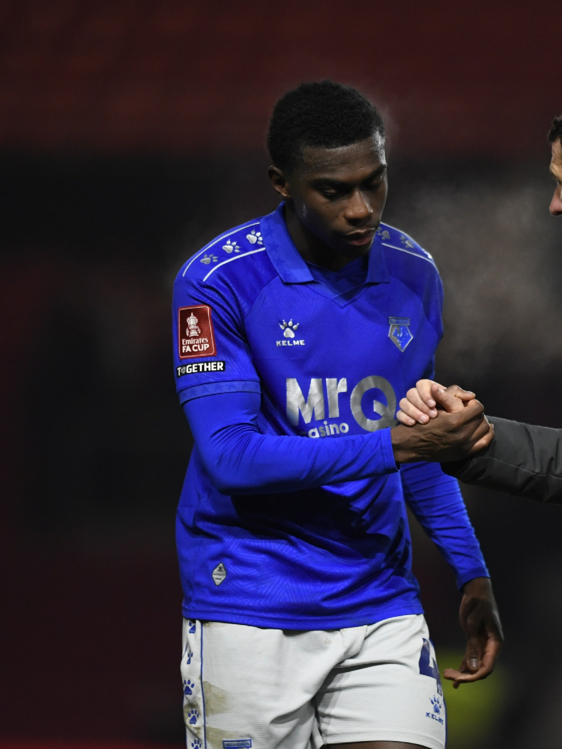 KEBEN MATCH WORN & SIGNED THIRD SHIRT V BRISTOL